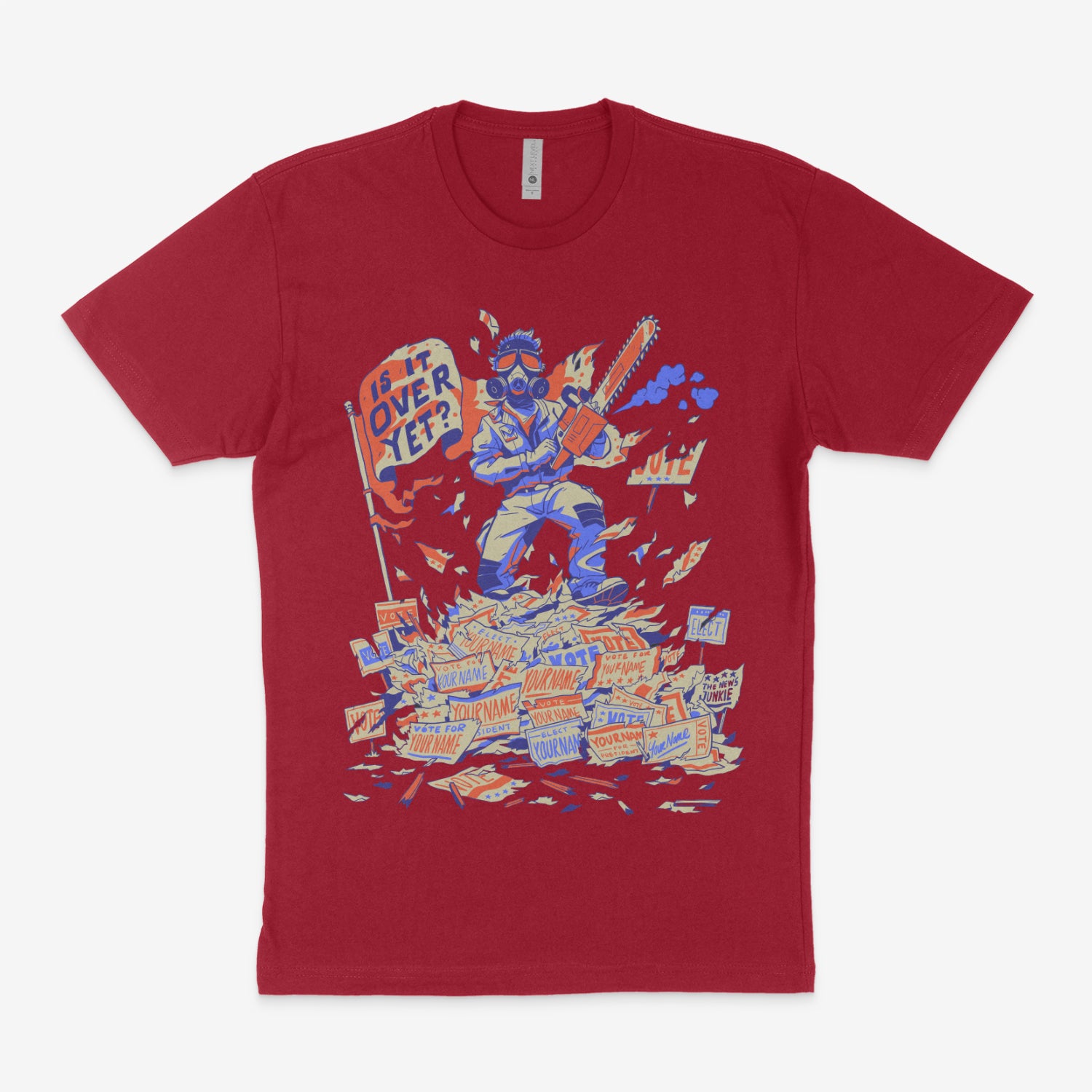 Is It Over Yet? (Red) – The News Junkie